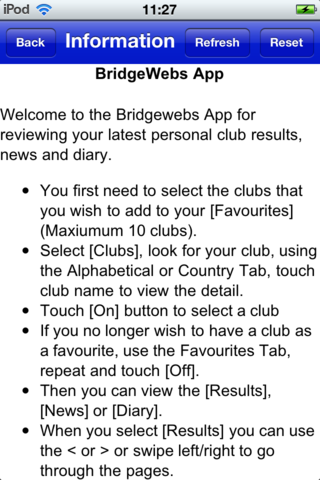 Bridgewebs App, UK